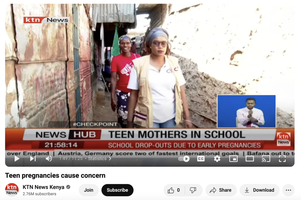 KTN News Kenya - Story Highlights CFK Africa’s Efforts to Support ...