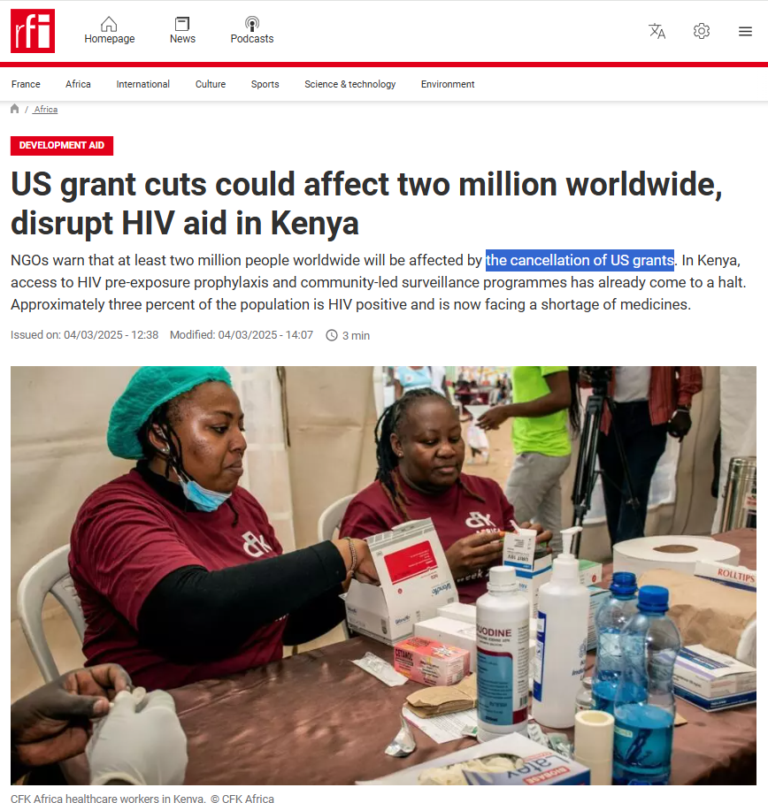 Radio France International - CFK Africa Executive Director Jeffrey Okoro Discusses the Effects ...